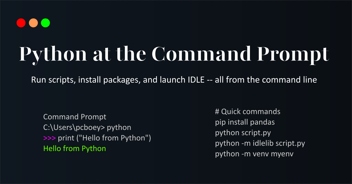 How to Use the Command Prompt for Python (Beginner’s Guide)